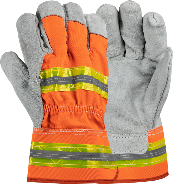 Leather durable rigger - Hi-Vision – Uniform and Safety Gear